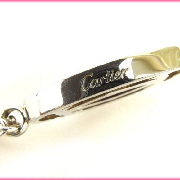Cartier | Accessories | Authentic Cartier Key Ring Key Holder Silver ...